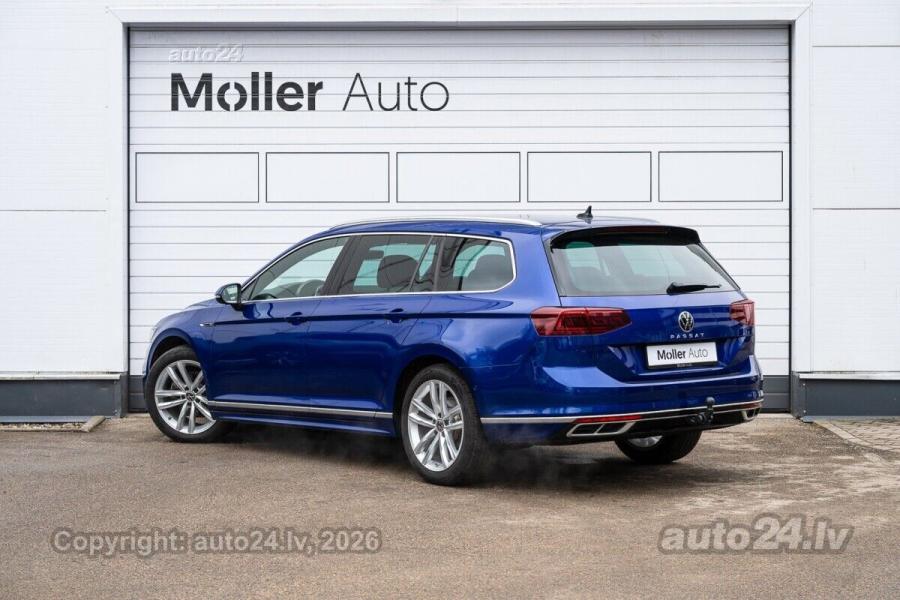 Blue Volkswagen Passat 2021 in Riga, with an engine capacity of 2.00 L and mileage of 162 thousand km for 24236 €, photo 4 on AUTOMOTO.COM.LV