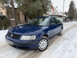 Zils Volkswagen Passat 1999 Kauņa, ar dzinēja tilpumu 1.90 L un nobraukumu 304 tūkst. km par 1250 €, foto  vietnē AUTOMOTO.COM.LV
