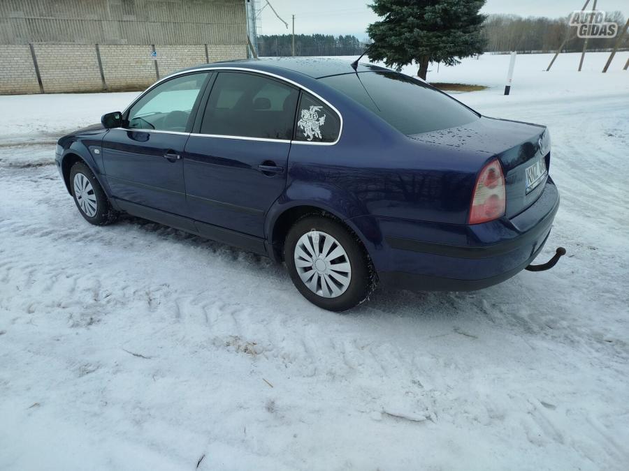 Blue Volkswagen Passat 2000 in Vilkaviskis, with an engine capacity of 1.90 L and mileage of 470 thousand km for 1150 €, photo 4 on AUTOMOTO.COM.LV