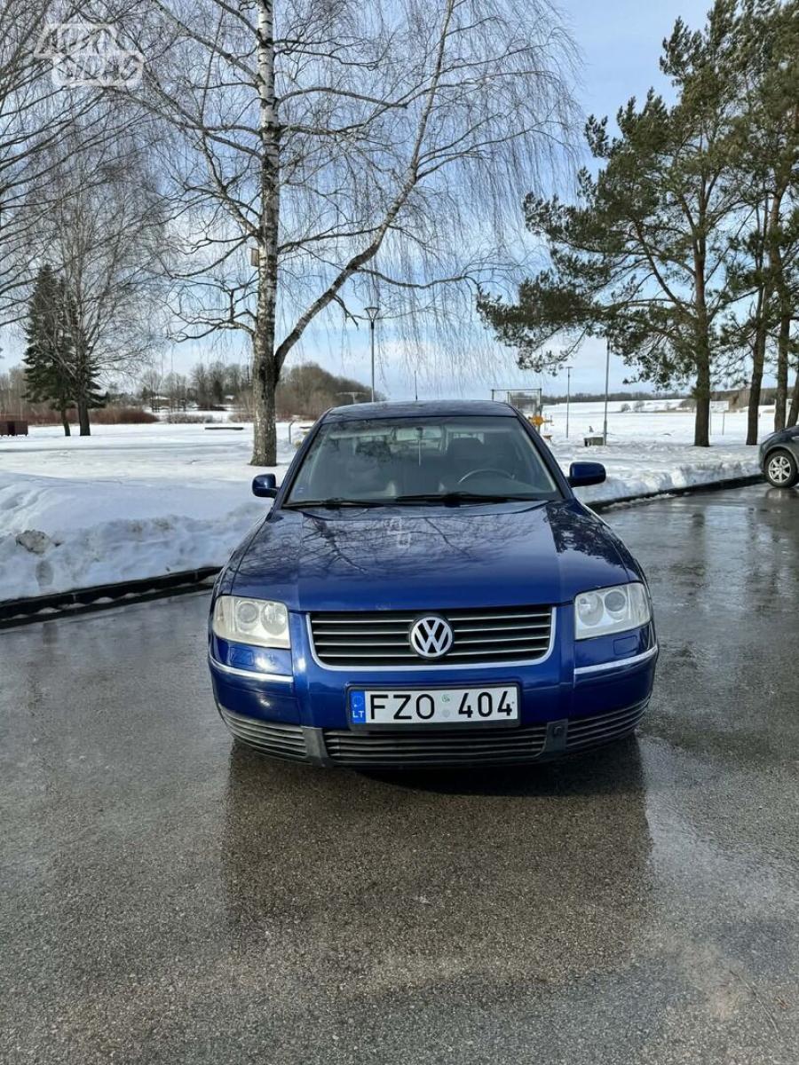 Zils Volkswagen Passat 2001 Raseiniai, ar dzinēja tilpumu 1.90 L un nobraukumu 325 tūkst. km par 1600 €, foto 3 vietnē AUTOMOTO.COM.LV
