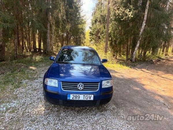 Blue Volkswagen Passat 2003 in Tallinn, with an engine capacity of 1.90 L and mileage of 316 thousand km for 2900 €, photo 2 on AUTOMOTO.COM.LV