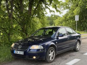 Blue Volkswagen Passat 2003 in Radviliskis, with an engine capacity of 1.90 L and mileage of 319 thousand km for 990 €, photo  on AUTOMOTO.COM.LV