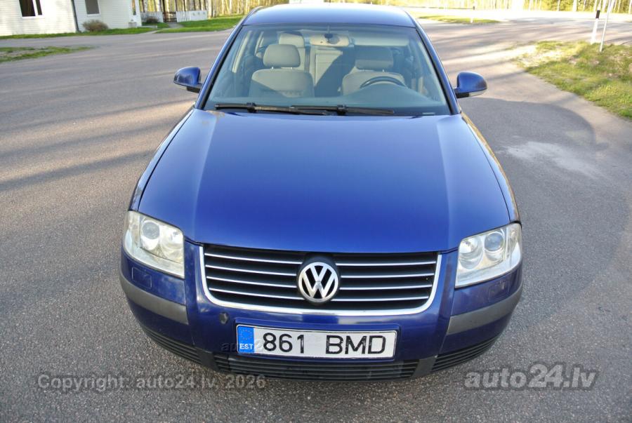 Blue Volkswagen Passat 2004 in Tallinn, with an engine capacity of 1.90 L and mileage of 290 thousand km for 3300 €, photo 5 on AUTOMOTO.COM.LV