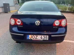 Blue Volkswagen Passat 2005 in Vilnius, with an engine capacity of 1.98 L and mileage of 344 thousand km for 800 €, photo 6 on AUTOMOTO.COM.LV