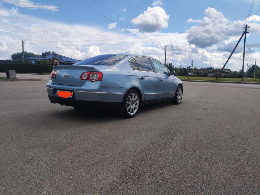 Zils Volkswagen Passat 2005 Kauņa, ar dzinēja tilpumu 1.97 L un nobraukumu 291 tūkst. km par 2080 €, foto 5 vietnē AUTOMOTO.COM.LV