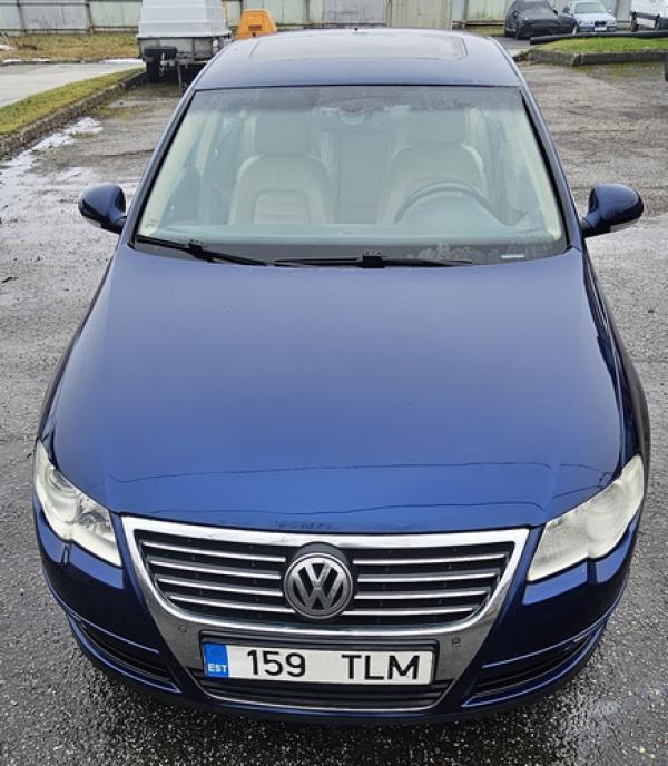 Blue Volkswagen Passat 2005 in Tartu, with an engine capacity of 0.00 L and mileage of 0 thousand km for 777 €, photo 3 on AUTOMOTO.COM.LV