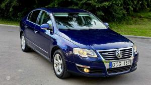 Blue Volkswagen Passat 2006 in Siauliai, with an engine capacity of 1.90 L and mileage of 257 thousand km for 1900 €, photo 26 on AUTOMOTO.COM.LV