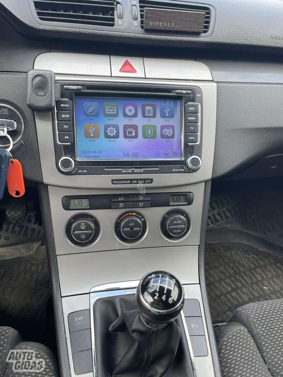 Zils Volkswagen Passat 2006 Kauņa, ar dzinēja tilpumu 2.00 L un nobraukumu 312 tūkst. km par 1780 €, foto 11 vietnē AUTOMOTO.COM.LV