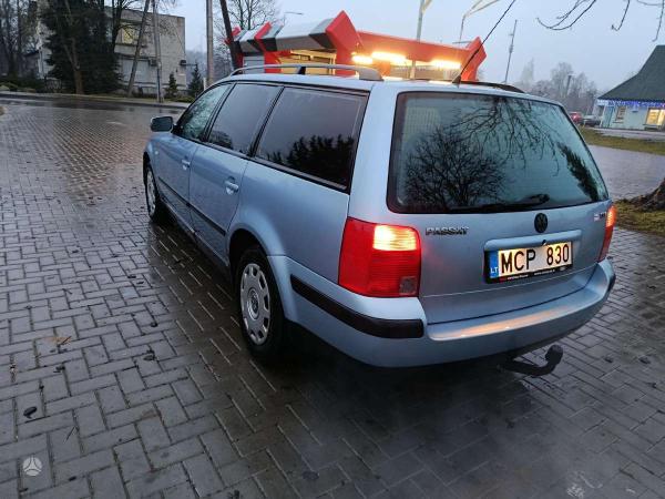 Blue Volkswagen Passat 1998 in Nemencine, with an engine capacity of 1.90 L and mileage of 315 thousand km for 1100 €, photo 7 on AUTOMOTO.COM.LV