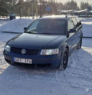 Blue Volkswagen Passat 1998 in Vilnius, with an engine capacity of 1.90 L and mileage of 359 thousand km for 1550 €, photo  on AUTOMOTO.COM.LV