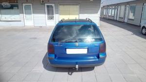 Blue Volkswagen Passat 1998 in Vilnius, with an engine capacity of 1.90 L and mileage of 285 thousand km for 2250 €, photo 5 on AUTOMOTO.COM.LV