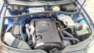 Blue Volkswagen Passat 1998 in Vilnius, with an engine capacity of 1.90 L and mileage of 285 thousand km for 2250 €, photo 13 on AUTOMOTO.COM.LV