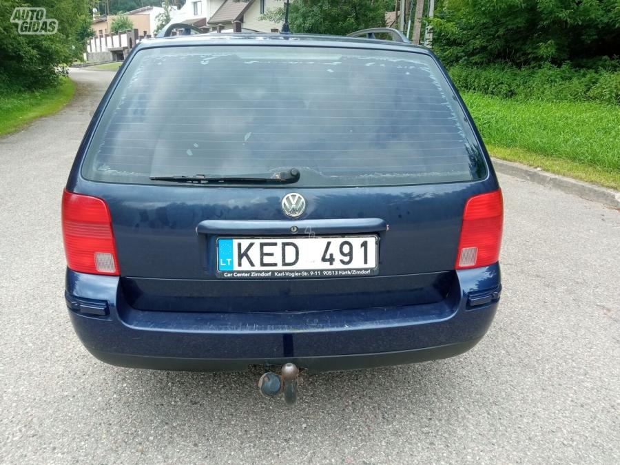 Blue Volkswagen Passat 1998 in Vilnius, with an engine capacity of 1.90 L and mileage of 392 thousand km for 690 €, photo 7 on AUTOMOTO.COM.LV