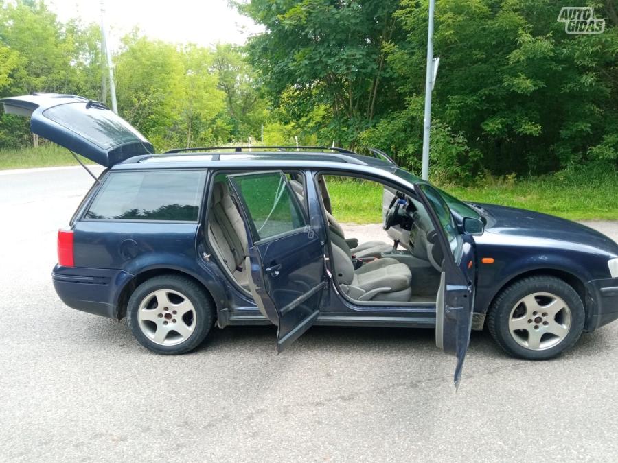 Blue Volkswagen Passat 1998 in Vilnius, with an engine capacity of 1.90 L and mileage of 392 thousand km for 690 €, photo 14 on AUTOMOTO.COM.LV