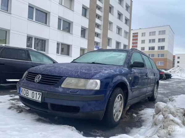 Blue Volkswagen Passat 1999 in Vilnius, with an engine capacity of 1.90 L and mileage of 3 thousand km for 650 €, photo 1 on AUTOMOTO.COM.LV