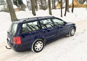 Blue Volkswagen Passat 1999 in Vilnius, with an engine capacity of 1.90 L and mileage of 3 thousand km for 650 €, photo 3 on AUTOMOTO.COM.LV