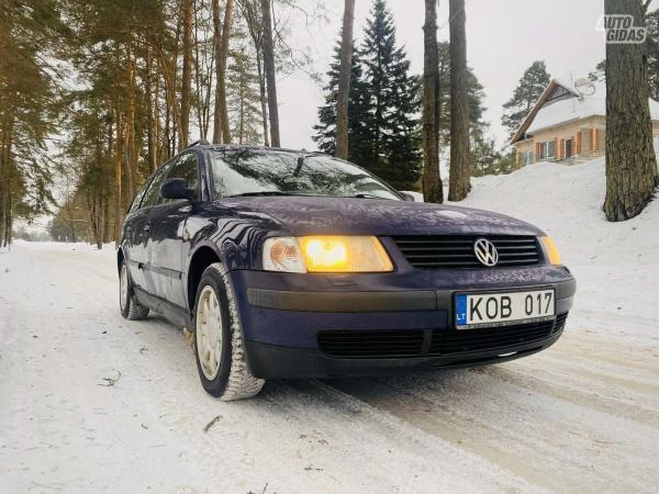 Blue Volkswagen Passat 1999 in Vilnius, with an engine capacity of 1.90 L and mileage of 3 thousand km for 650 €, photo 7 on AUTOMOTO.COM.LV