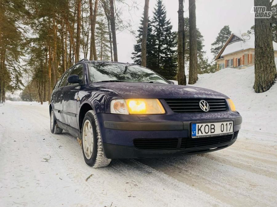 Blue Volkswagen Passat 1999 in Vilnius, with an engine capacity of 1.90 L and mileage of 3 thousand km for 650 €, photo 7 on AUTOMOTO.COM.LV