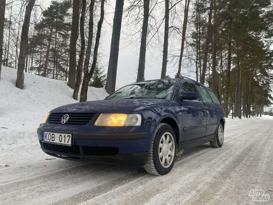 Blue Volkswagen Passat 1999 in Vilnius, with an engine capacity of 1.90 L and mileage of 3 thousand km for 650 €, photo 11 on AUTOMOTO.COM.LV