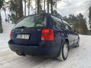 Blue Volkswagen Passat 1999 in Vilnius, with an engine capacity of 1.90 L and mileage of 3 thousand km for 650 €, photo 12 on AUTOMOTO.COM.LV