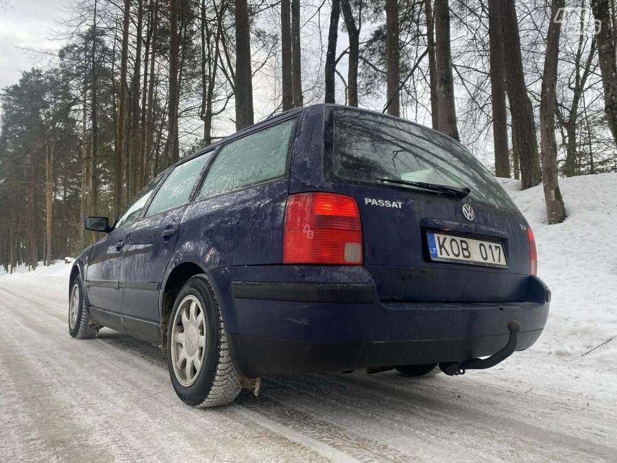Blue Volkswagen Passat 1999 in Vilnius, with an engine capacity of 1.90 L and mileage of 3 thousand km for 650 €, photo 14 on AUTOMOTO.COM.LV