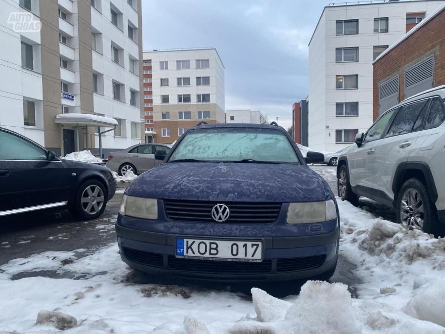 Blue Volkswagen Passat 1999 in Vilnius, with an engine capacity of 1.90 L and mileage of 3 thousand km for 650 €, photo 17 on AUTOMOTO.COM.LV