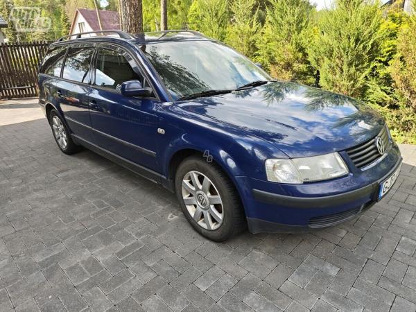 Blue Volkswagen Passat 1999 in Kaunas, with an engine capacity of 1.90 L and mileage of 488 thousand km for 1500 €, photo 1 on AUTOMOTO.COM.LV