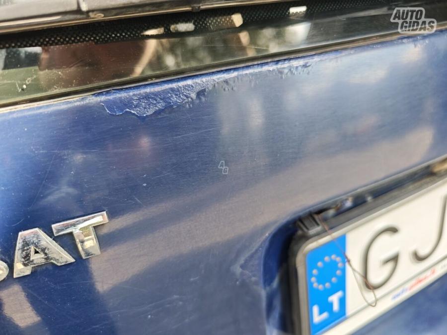 Blue Volkswagen Passat 1999 in Kaunas, with an engine capacity of 1.90 L and mileage of 488 thousand km for 1500 €, photo 17 on AUTOMOTO.COM.LV