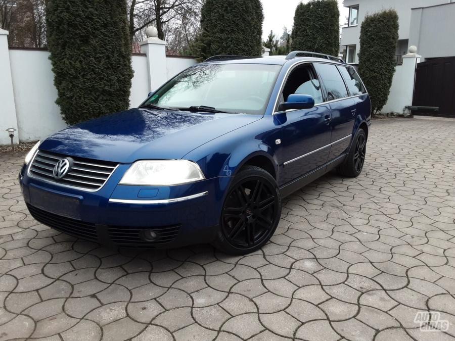 Zils Volkswagen Passat 2001 Marijampole, ar dzinēja tilpumu 2.80 L un nobraukumu 280 tūkst. km par 3500 €, foto 1 vietnē AUTOMOTO.COM.LV