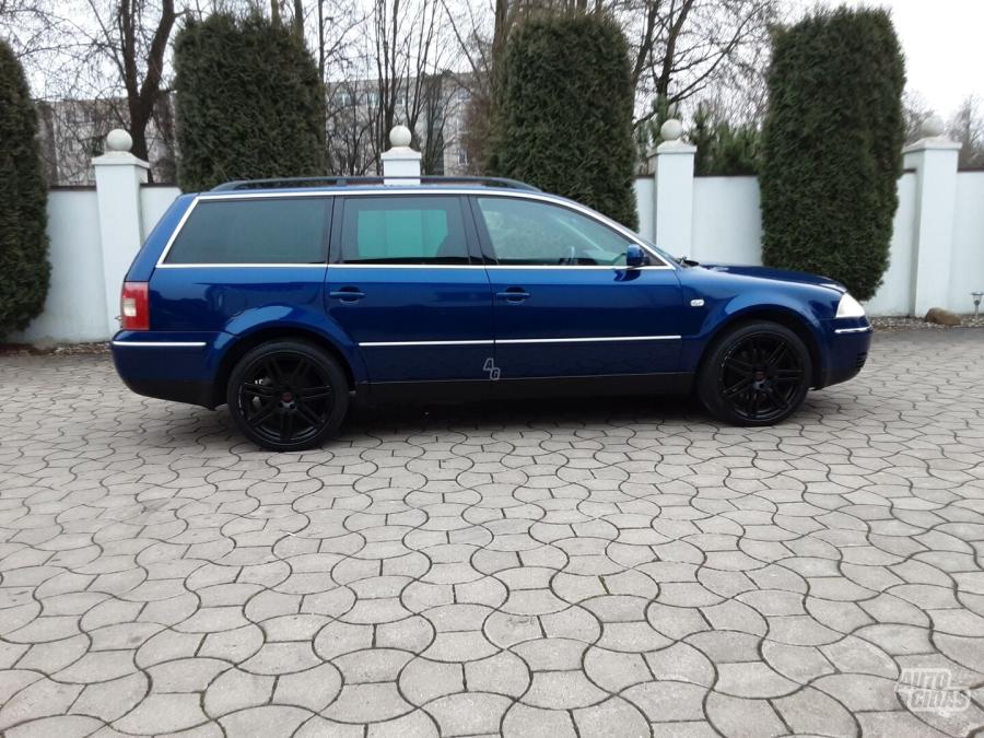 Zils Volkswagen Passat 2001 Marijampole, ar dzinēja tilpumu 2.80 L un nobraukumu 280 tūkst. km par 3500 €, foto 5 vietnē AUTOMOTO.COM.LV