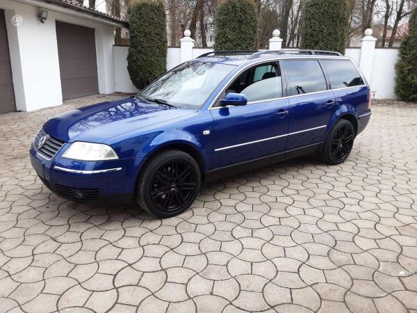 Zils Volkswagen Passat 2001 Marijampole, ar dzinēja tilpumu 2.77 L un nobraukumu 280 tūkst. km par 3499 €, foto 4 vietnē AUTOMOTO.COM.LV