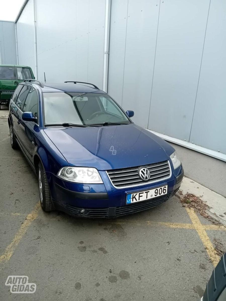 Zils Volkswagen Passat 2001 Kauņa, ar dzinēja tilpumu 1.90 L un nobraukumu 296 tūkst. km par 1150 €, foto 1 vietnē AUTOMOTO.COM.LV