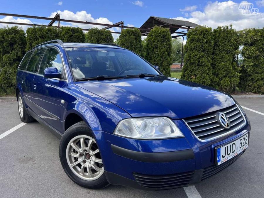 Blue Volkswagen Passat 2001 in Alytus, with an engine capacity of 1.90 L and mileage of 495 thousand km for 1799 €, photo 10 on AUTOMOTO.COM.LV