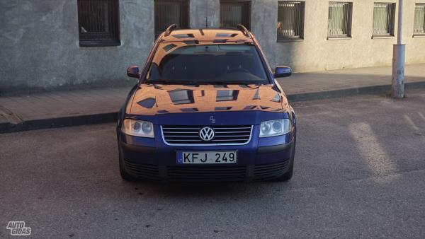Blue Volkswagen Passat 2002 in Alytus, with an engine capacity of 1.90 L and mileage of 390 thousand km for 1850 €, photo 3 on AUTOMOTO.COM.LV