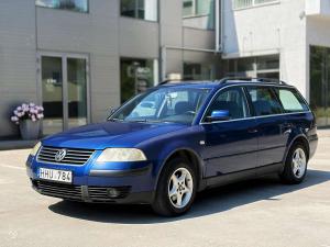 Zils Volkswagen Passat 2002 Viļņa, ar dzinēja tilpumu 1.90 L un nobraukumu 314 tūkst. km par 1000 €, foto  vietnē AUTOMOTO.COM.LV