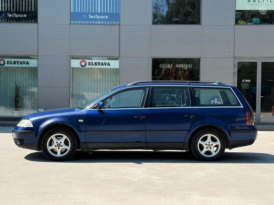 Blue Volkswagen Passat 2002 in Vilnius, with an engine capacity of 1.90 L and mileage of 314 thousand km for 1000 €, photo 9 on AUTOMOTO.COM.LV