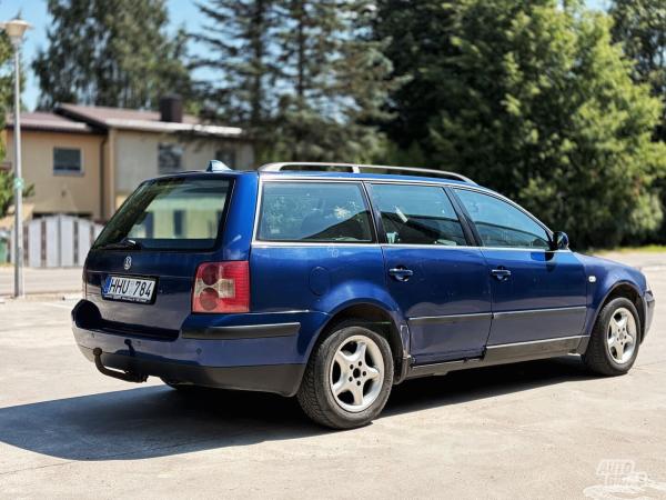 Blue Volkswagen Passat 2002 in Vilnius, with an engine capacity of 1.90 L and mileage of 314 thousand km for 900 €, photo 5 on AUTOMOTO.COM.LV