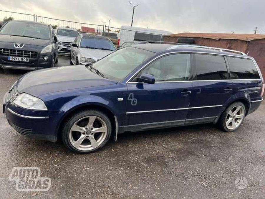 Blue Volkswagen Passat 2003 in Vilnius, with an engine capacity of 1.80 L and mileage of 319 thousand km for 1100 €, photo 1 on AUTOMOTO.COM.LV