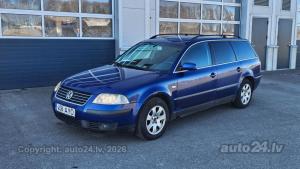 Zils Volkswagen Passat 2003 Tartu, ar dzinēja tilpumu 1.90 L un nobraukumu 412 tūkst. km par 1600 €, foto  vietnē AUTOMOTO.COM.LV