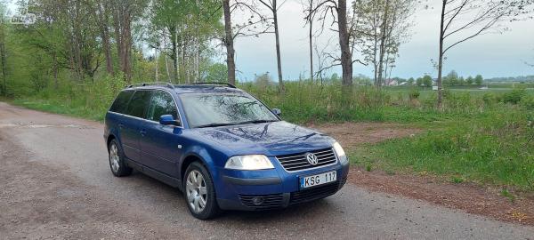 Blue Volkswagen Passat 2003 in Alytus, with an engine capacity of 1.90 L and mileage of 338 thousand km for 1700 €, photo 7 on AUTOMOTO.COM.LV