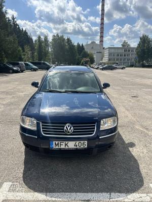 Blue Volkswagen Passat 2003 in Elektrenai, with an engine capacity of 1.90 L and mileage of 400 thousand km for 1550 €, photo  on AUTOMOTO.COM.LV