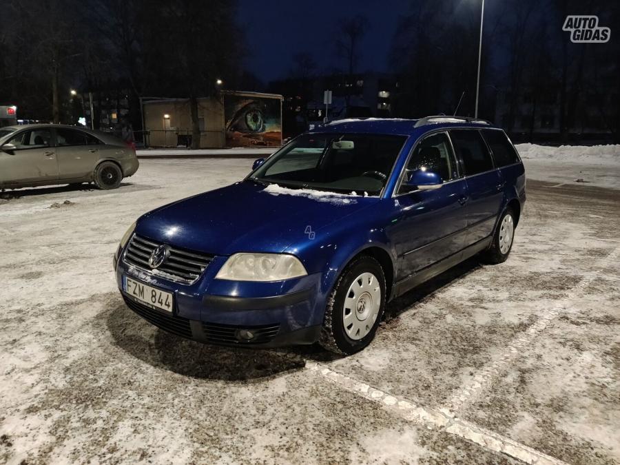 Zils Volkswagen Passat 2004 Marijampole, ar dzinēja tilpumu 1.90 L un nobraukumu 276 tūkst. km par 1250 €, foto 1 vietnē AUTOMOTO.COM.LV