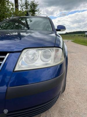 Blue Volkswagen Passat 2004 in Vilnius, with an engine capacity of 1.90 L and mileage of 361 thousand km for 2500 €, photo 7 on AUTOMOTO.COM.LV