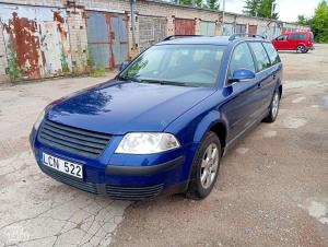 Blue Volkswagen Passat 2004 in Panevezys, with an engine capacity of 1.80 L and mileage of 304 thousand km for 1350 €, photo 6 on AUTOMOTO.COM.LV