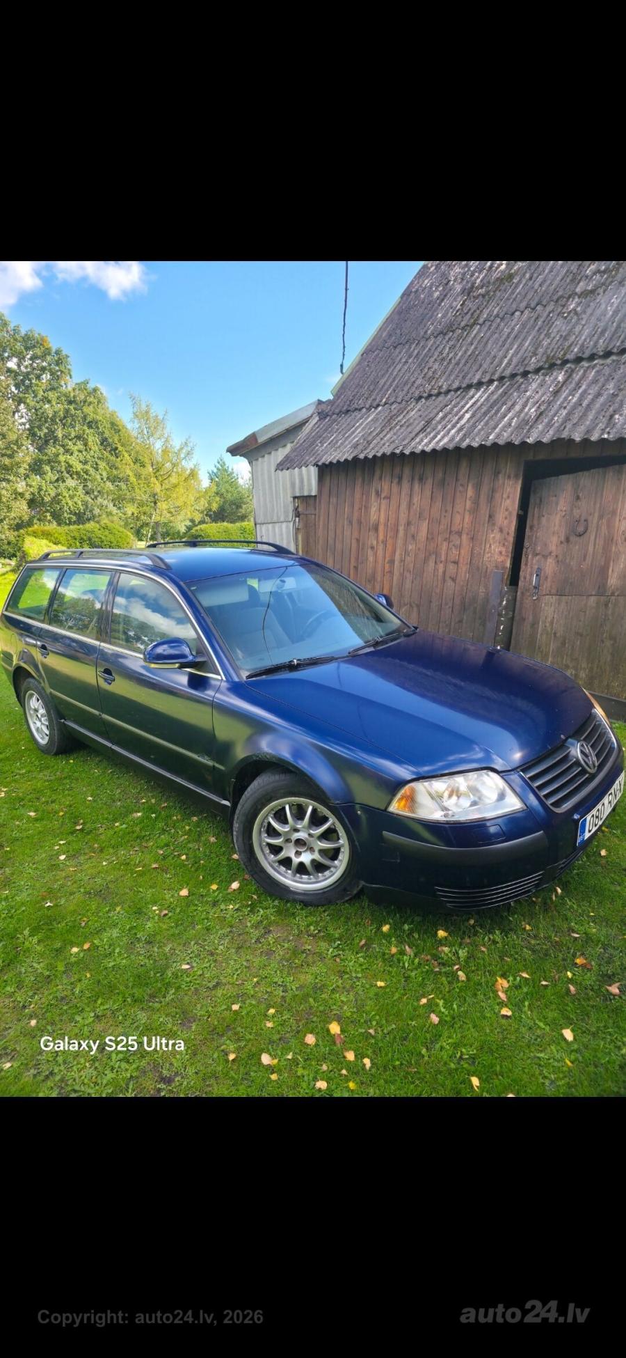 Zils Volkswagen Passat 2004 Elva, ar dzinēja tilpumu 1.90 L un nobraukumu 419 tūkst. km par 1499 €, foto 1 vietnē AUTOMOTO.COM.LV