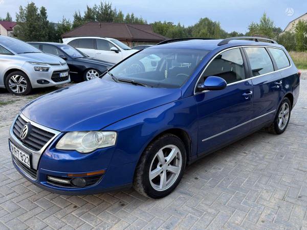 Zils Volkswagen Passat 2005 Viļņa, ar dzinēja tilpumu 1.90 L un nobraukumu 387 tūkst. km par 1100 €, foto 1 vietnē AUTOMOTO.COM.LV