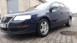 Zils Volkswagen Passat 2006 Kauņa, ar dzinēja tilpumu 2.00 L un nobraukumu 238 tūkst. km par 1000 €, foto 3 vietnē AUTOMOTO.COM.LV