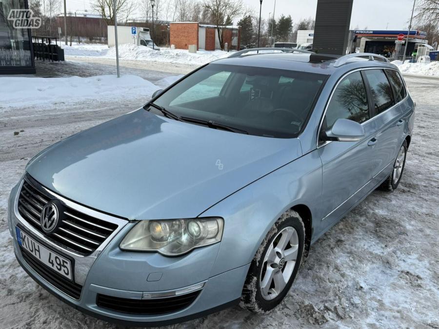 Zils Volkswagen Passat 2006 Kauņa, ar dzinēja tilpumu 2.00 L un nobraukumu 375 tūkst. km par 1550 €, foto 3 vietnē AUTOMOTO.COM.LV