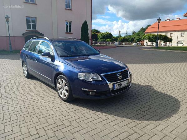 Blue Volkswagen Passat 2006 in Druskininkai, with an engine capacity of 1.60 L and mileage of 226 thousand km for 1800 €, photo 1 on AUTOMOTO.COM.LV
