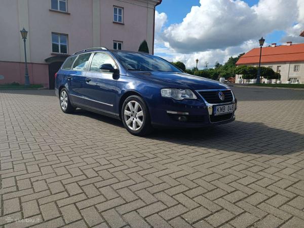 Blue Volkswagen Passat 2006 in Druskininkai, with an engine capacity of 1.60 L and mileage of 226 thousand km for 1800 €, photo 6 on AUTOMOTO.COM.LV